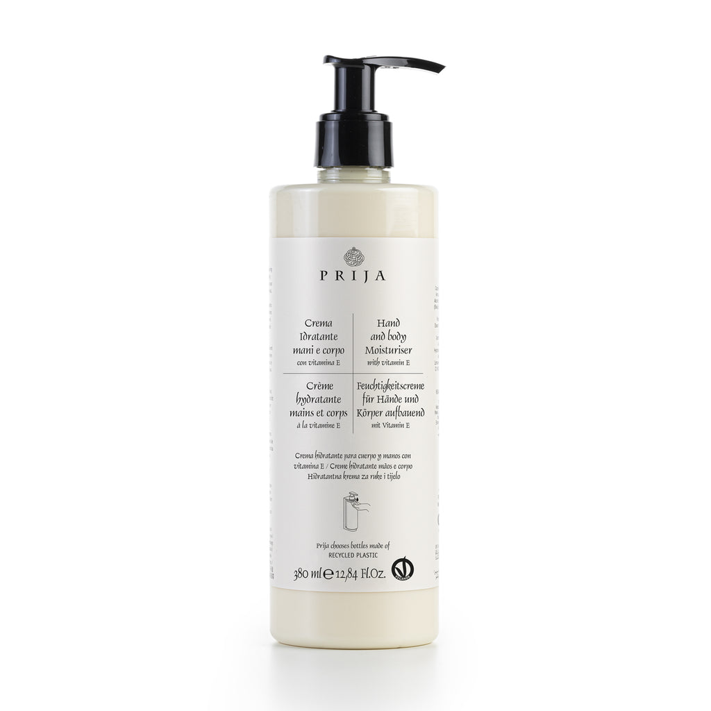 PRIJA HANDS AND BODY MOISTURISER REFILLABLE BOTTLE (380 ml) | GFL