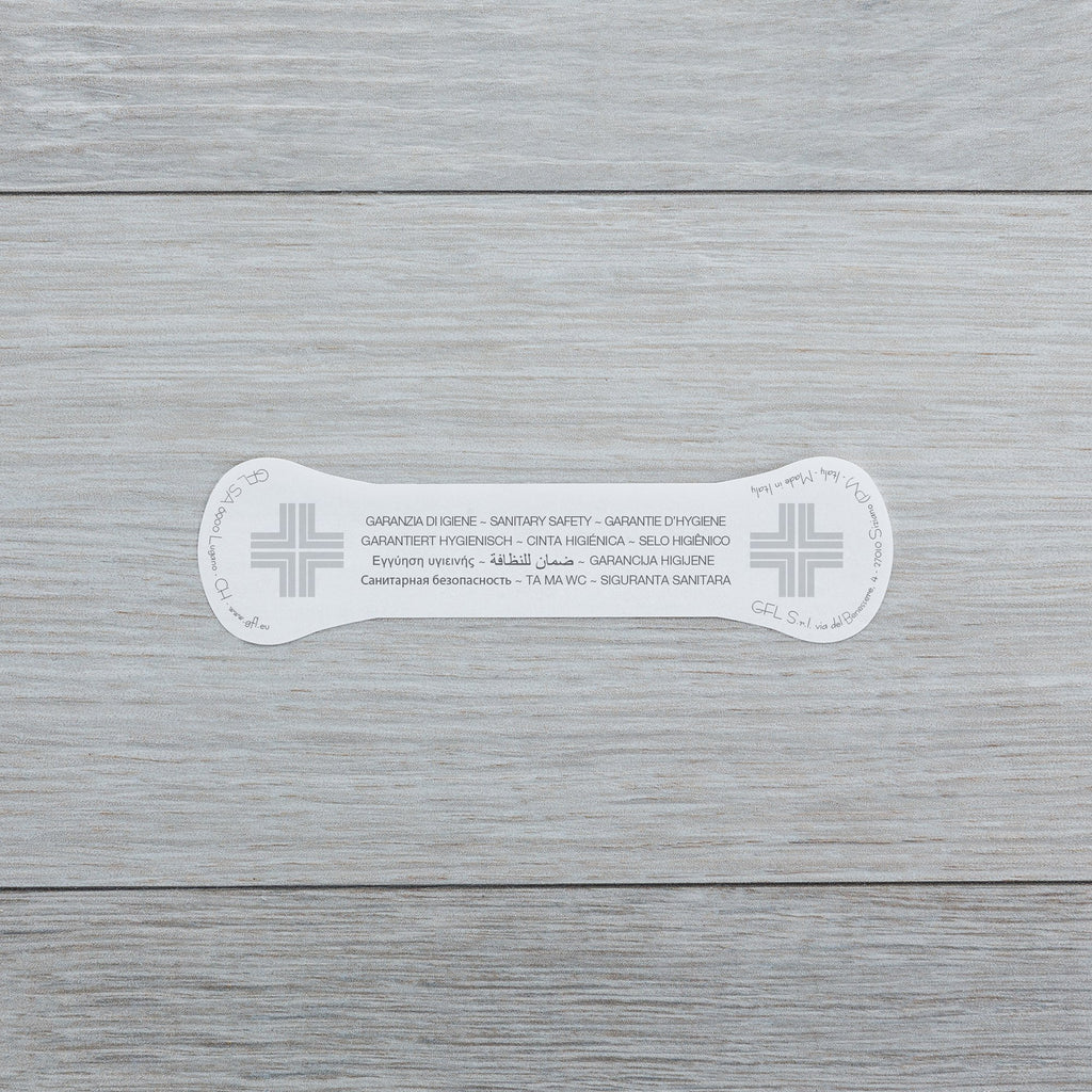 NO LOGO ADHESIVE SANITARY BAND FOR WC | GFL